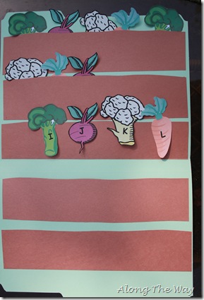 Along the Way: Vegetable Alphabet Game